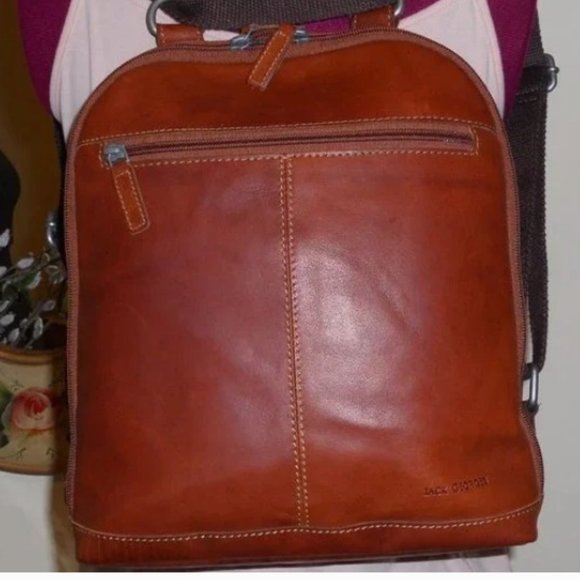 Jack Georges | Bags | Jack Georges The Voyager Brown Leather Small ...